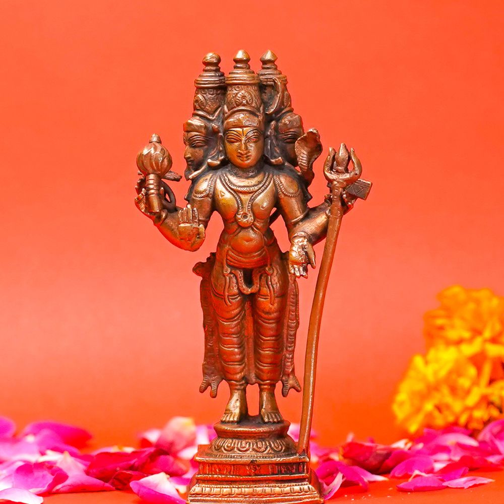 Vintage Trimurti Idol - The Holy Trinity – Souq Sultan